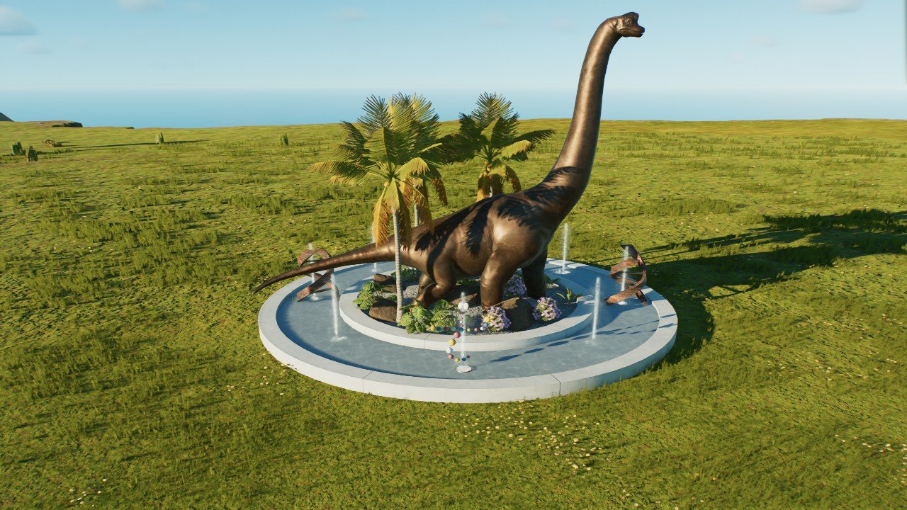 Brachiosaurus statue - Workshop - Jurassic World Evolution 3