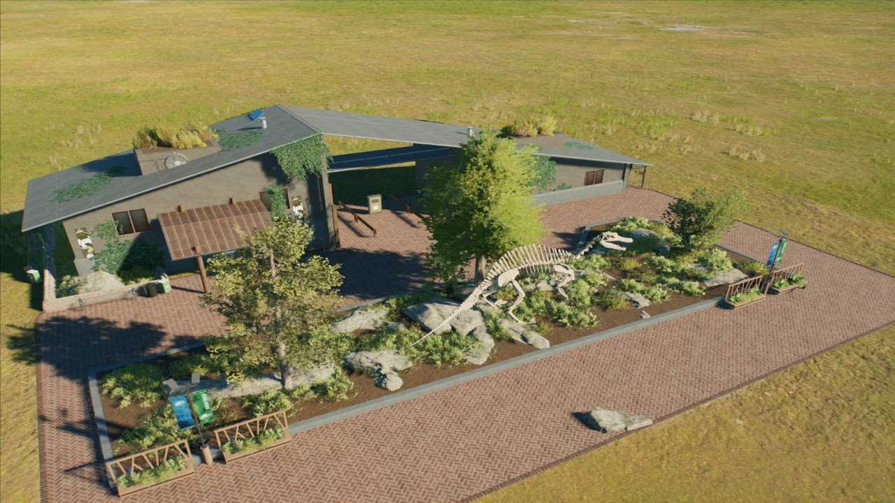 small rustic and simple park entrance ! - Workshop - Jurassic World ...