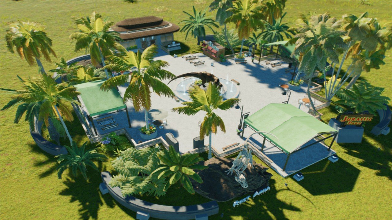 RESTING AREA - JPOG INSPIRED - Jurassic World Evolution 3 creation ...