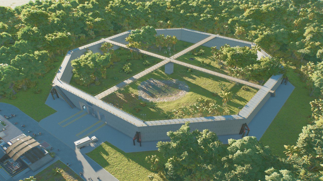 JW Custom Raptor Paddock - Workshop - Jurassic World Evolution 3