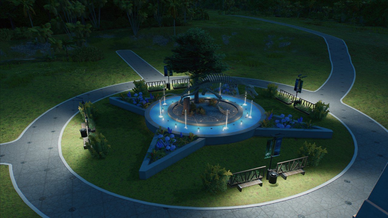 Compass Fountain - Workshop - Jurassic World Evolution 3