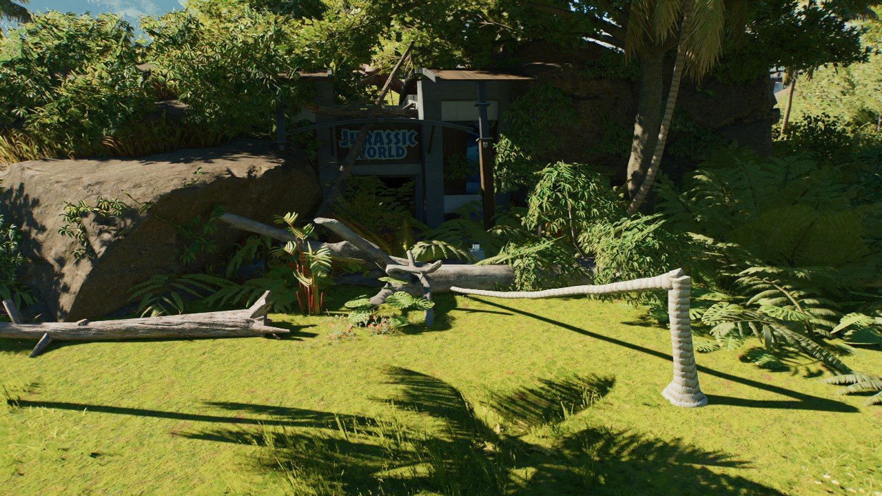 Abandoned remote Entrance - Workshop - Jurassic World Evolution 3