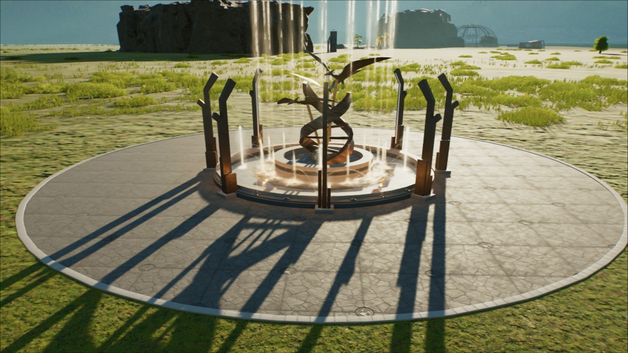 Copper water fountain - Jurassic World Evolution 3 mod - Frontier Workshop
