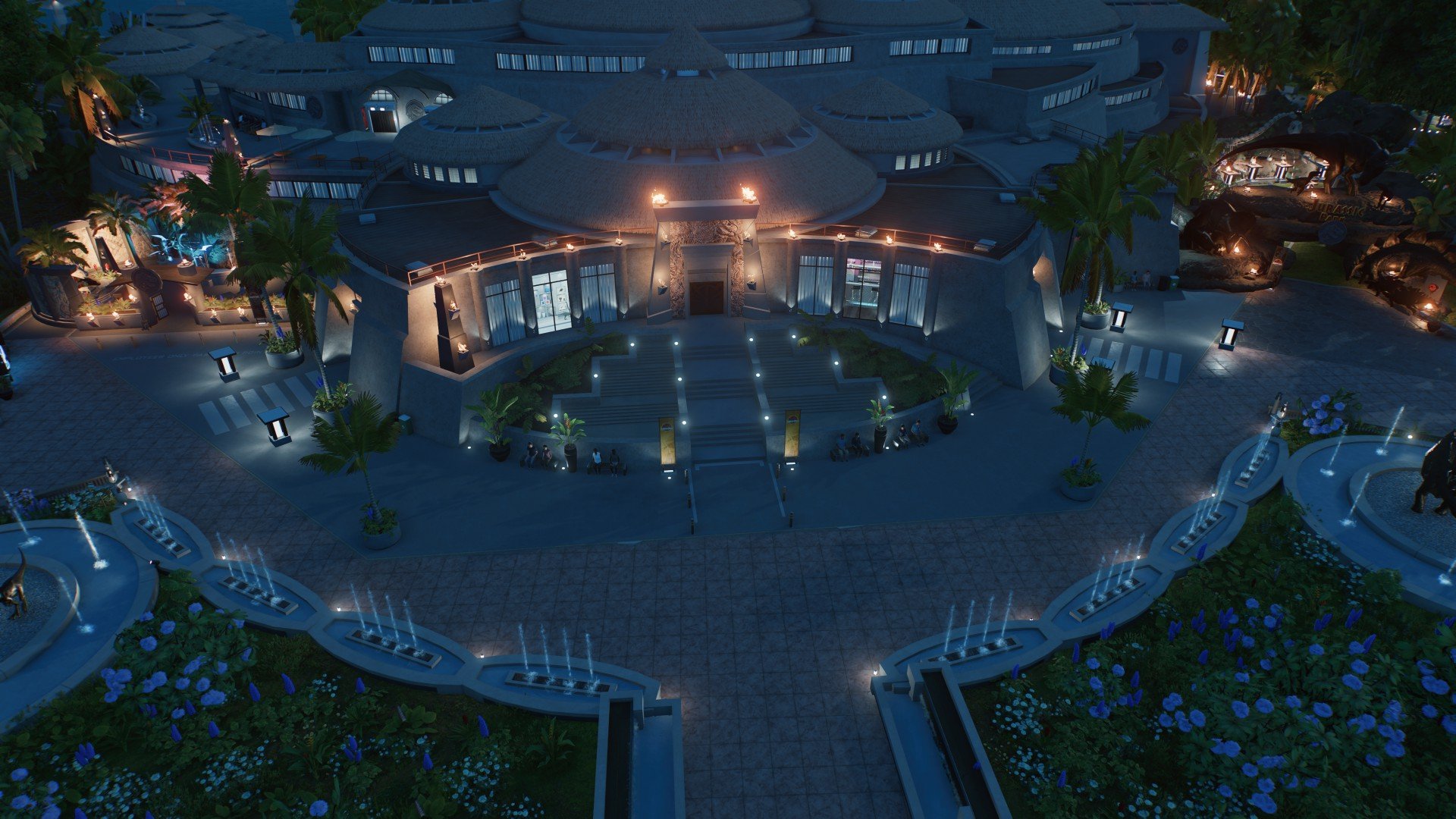 Plaza with island - Workshop - Jurassic World Evolution 3