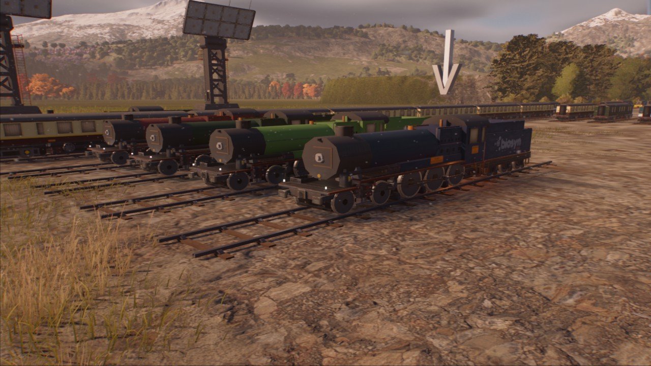 Train steam locomotive "blue" - Workshop - Jurassic World Evolution 3