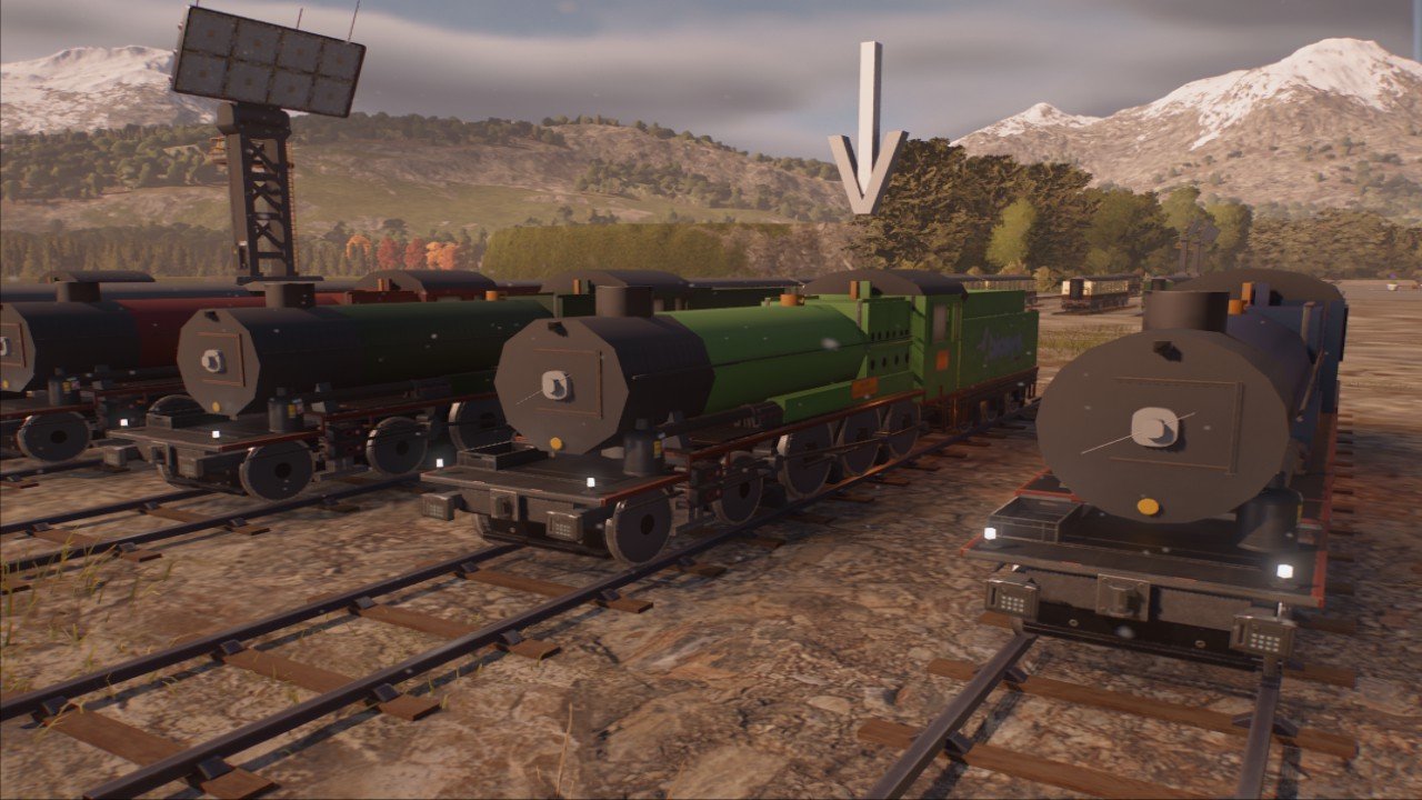 Train steam locomote"apple green" - Workshop - Jurassic World Evolution 3