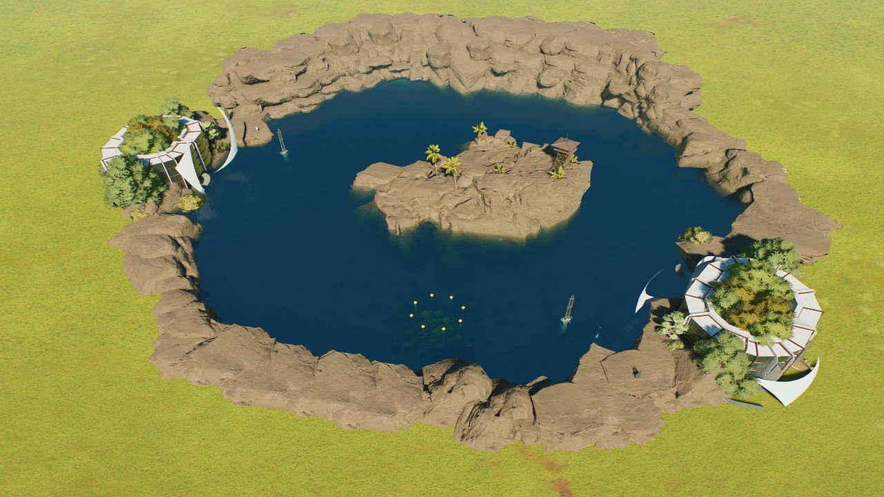 large natrual lagoon - Workshop - Jurassic World Evolution 3