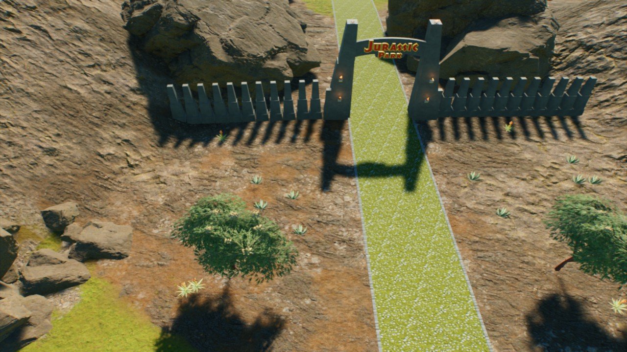Entrance Gate Base - Workshop - Jurassic World Evolution 3