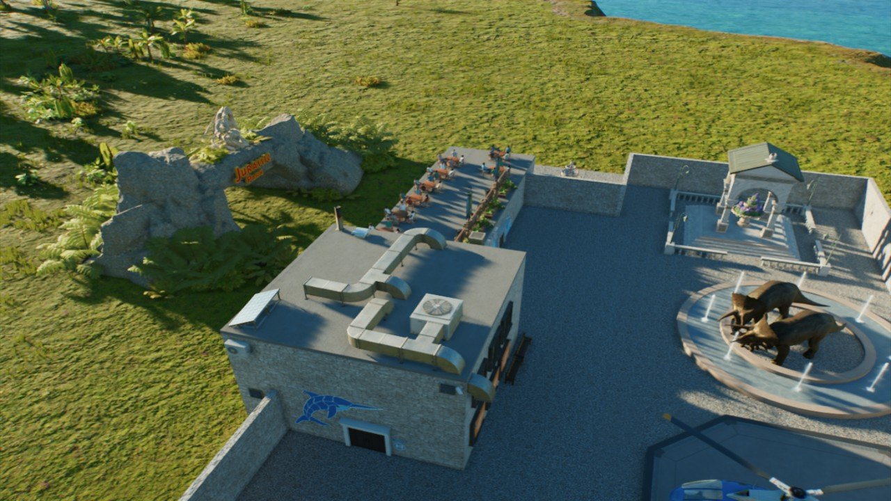 Philfilms Ankunftszentrum - Jurassic World Evolution 3 mod - Frontier ...