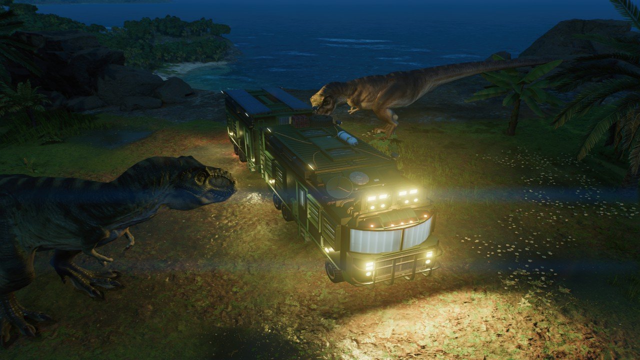 RV Mobile Lab Trailers - Lost World - Workshop - Jurassic World Evolution 3