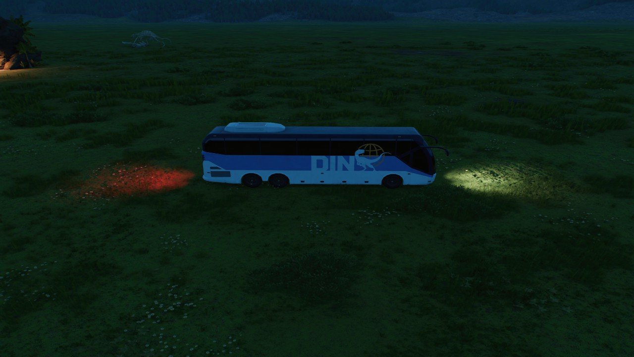Din Bus with lights - Workshop - Jurassic World Evolution 3