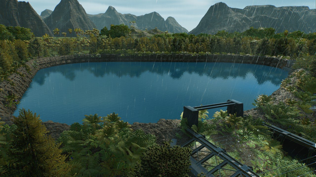 Simplistic Natural Rock Lagoon - Workshop - Jurassic World Evolution 3