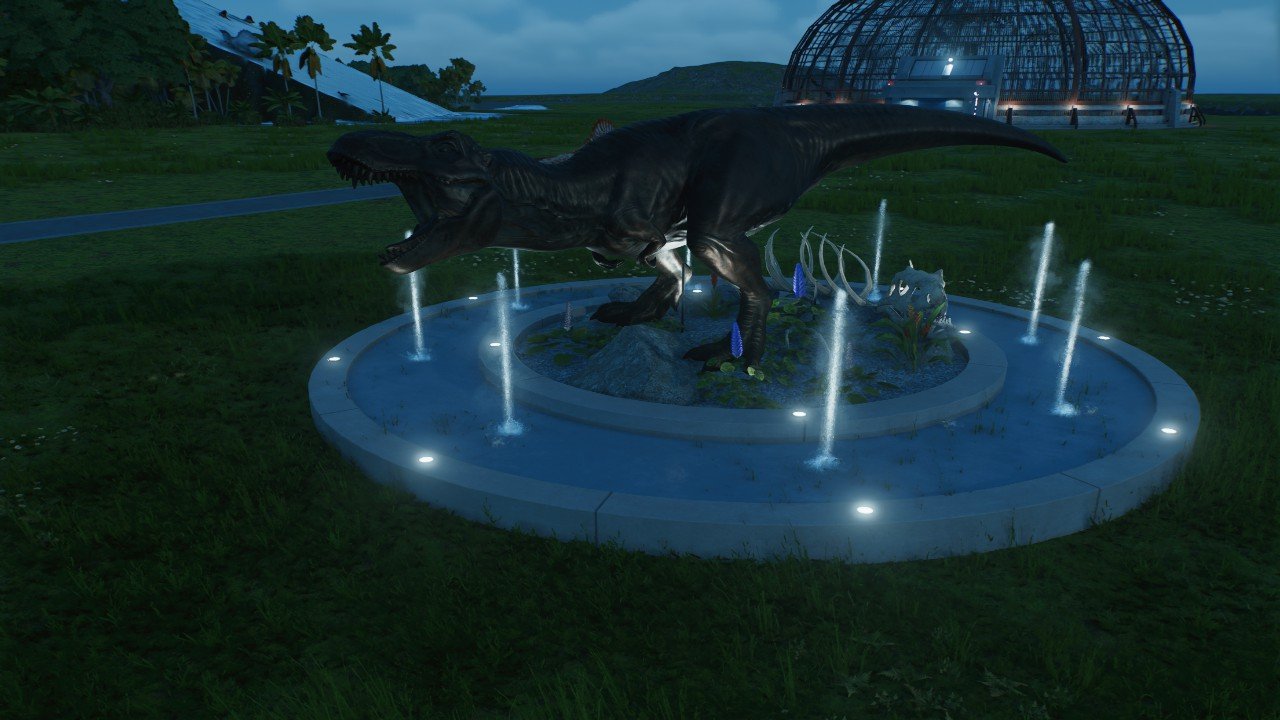 T-rex standing over the indom skeleton - Workshop - Jurassic World ...