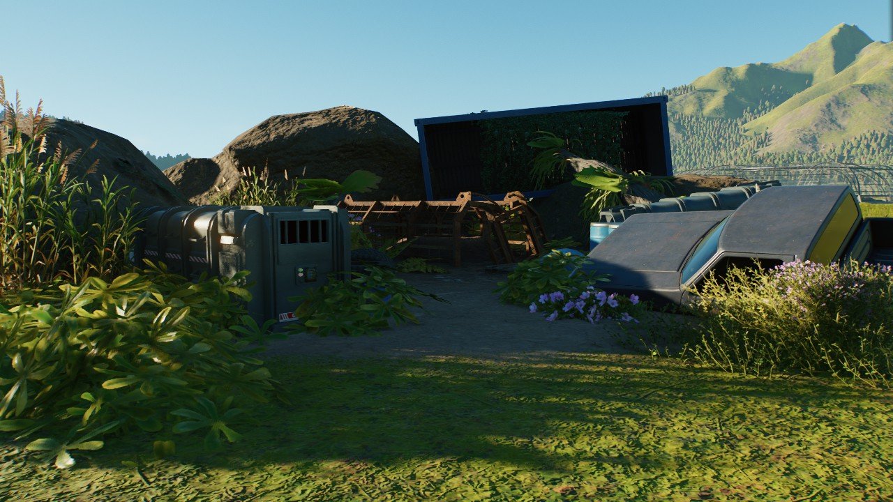 Large nest within mini poacher camp - Workshop - Jurassic World Evolution 3