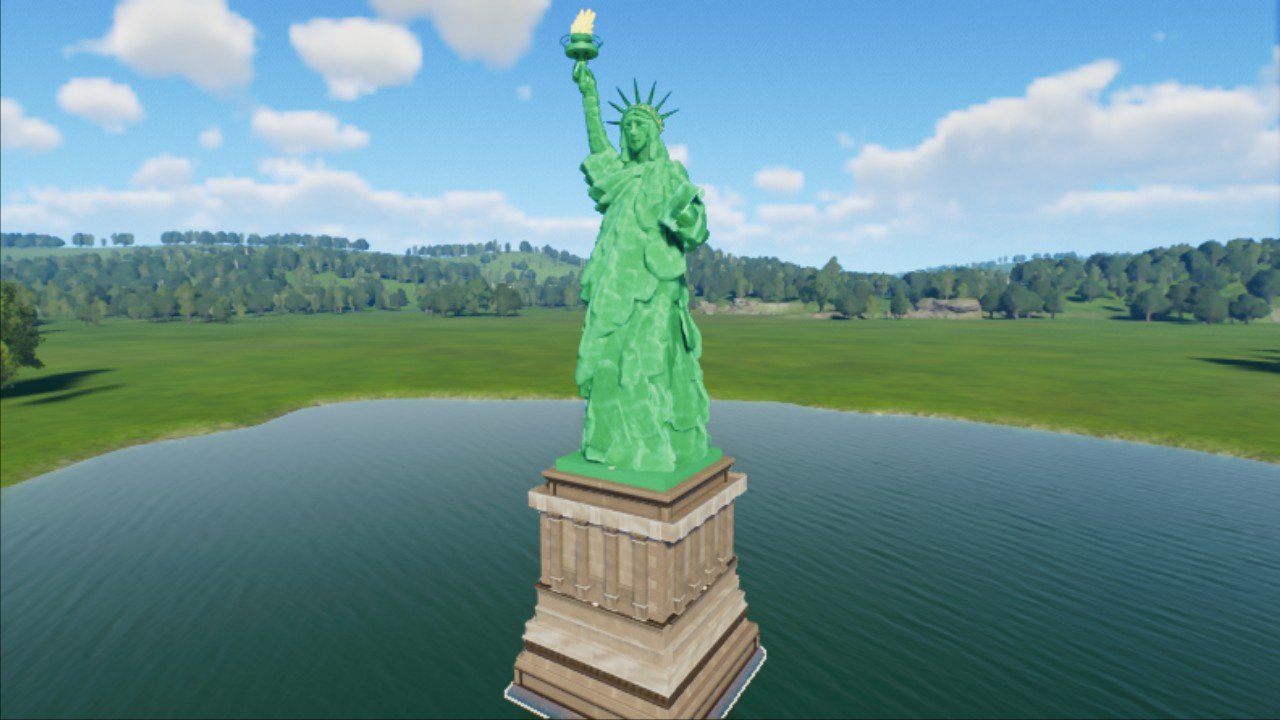 Statue of Liberty - Planet Coaster 2 mod - Frontier Workshop