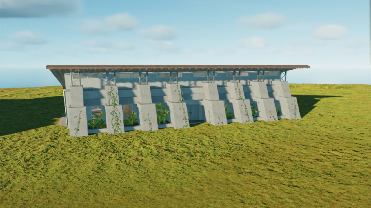 Staff Arrival Point - Jurassic World Evolution 3 creation - Frontier Workshop