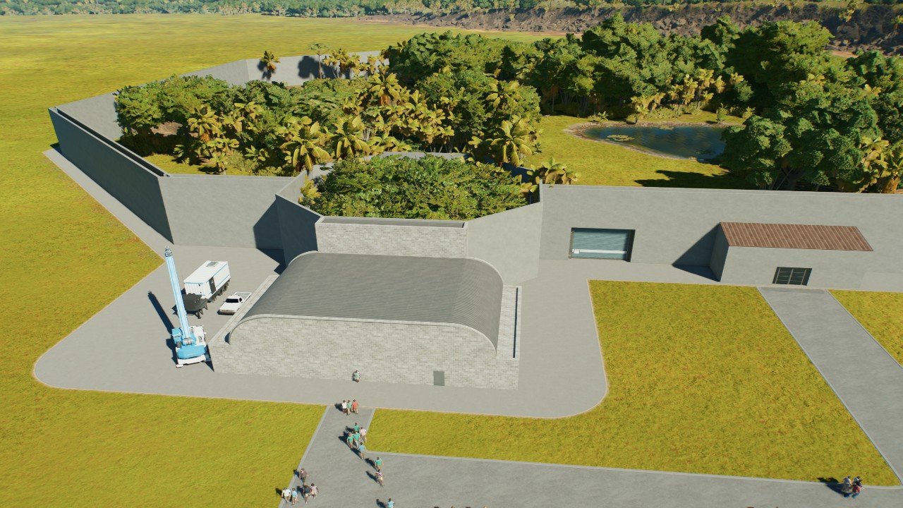 Indominus Rex enclosure - Workshop - Jurassic World Evolution 3