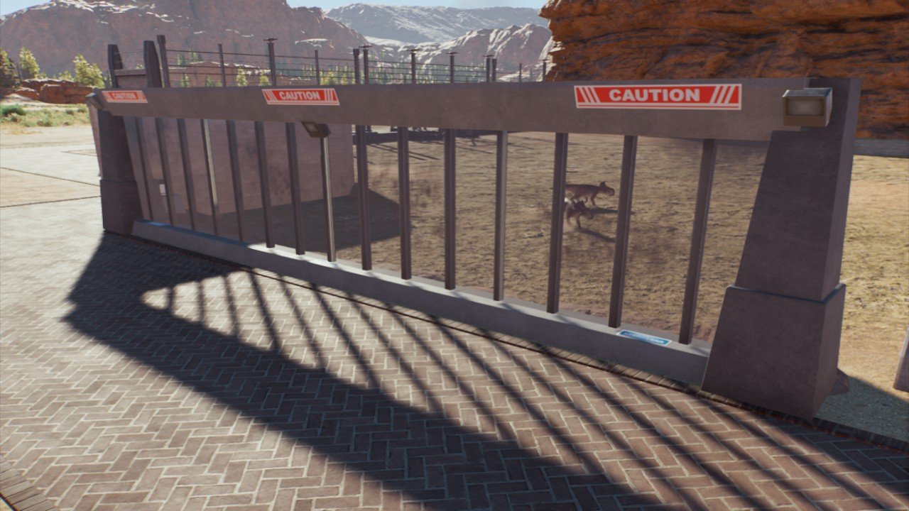 Glass Enclosure Viewing Wall - Workshop - Jurassic World Evolution 3