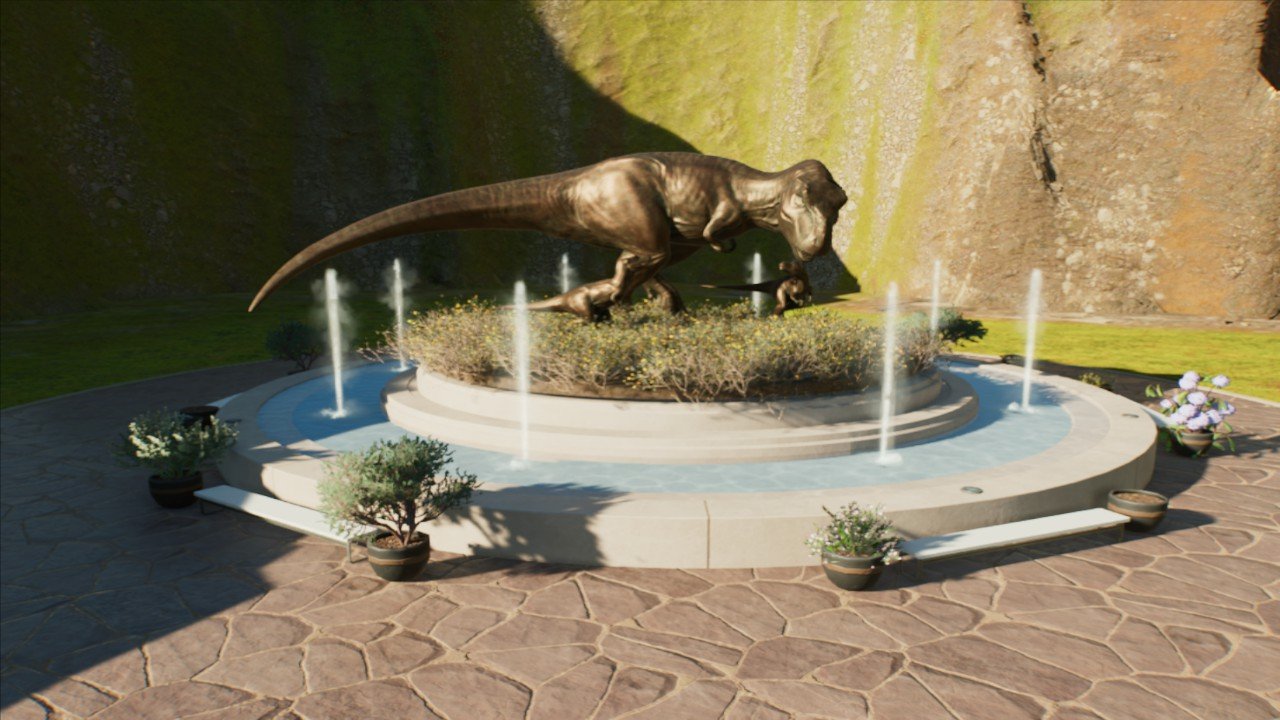 T-REX famely statue - Workshop - Jurassic World Evolution 3