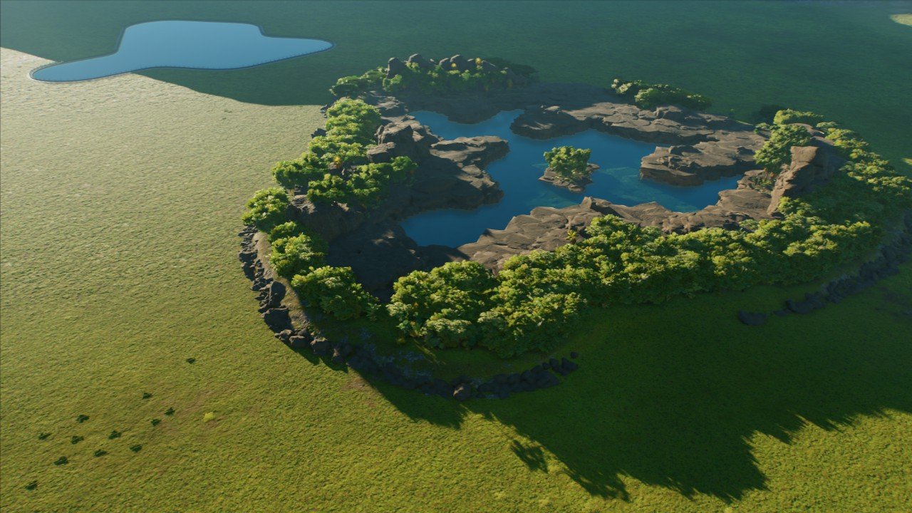 Natural lagoon - Workshop - Jurassic World Evolution 3