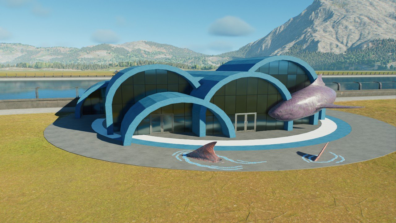 Evo Square shark tunnel BLUE - Workshop - Jurassic World Evolution 3