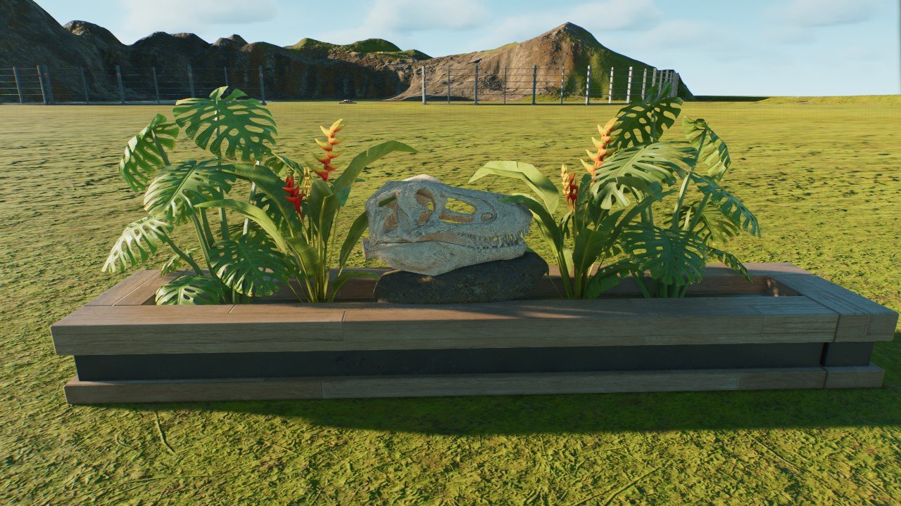 T-Rex skull planter - Workshop - Jurassic World Evolution 3