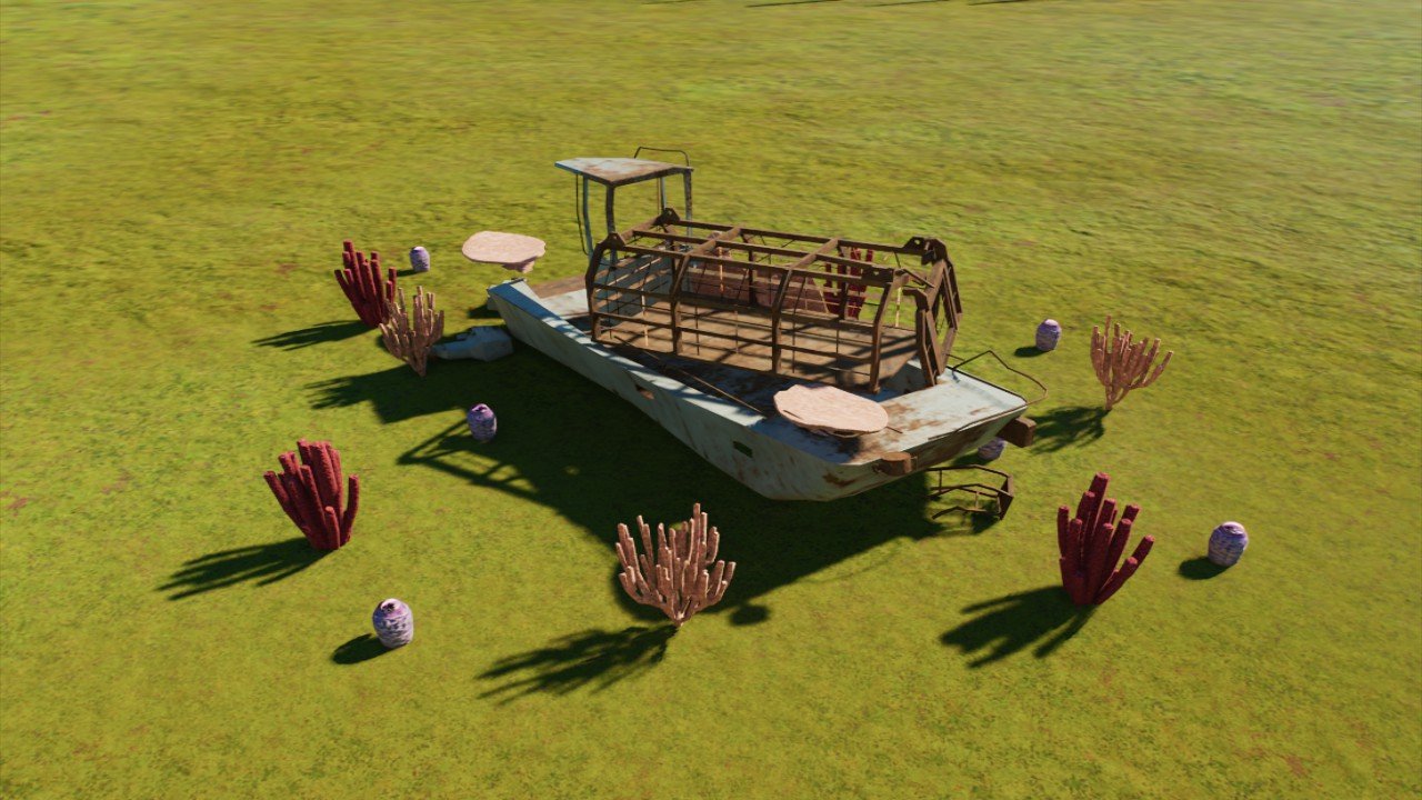 Lagoon flora w boat - 创意工坊 - 《侏罗纪世界：进化 3》