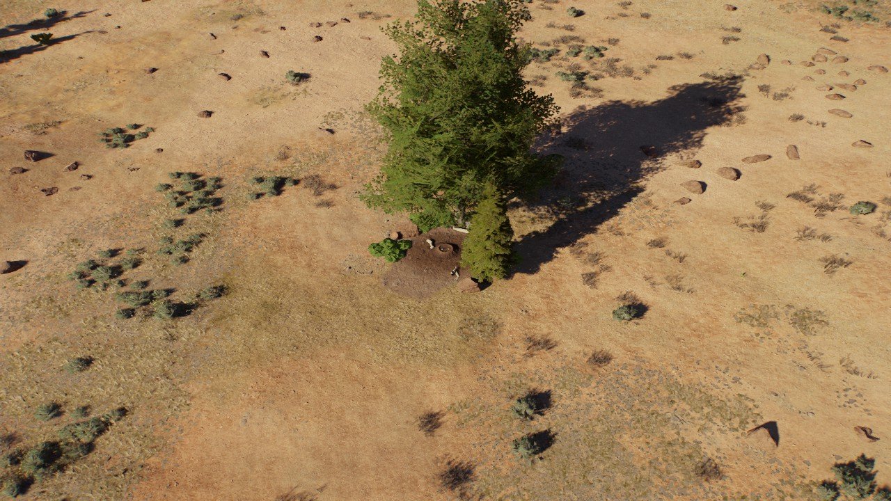 Badlands Large Carnivore Nest - Jurassic World Evolution 3 mod - Frontier Workshop