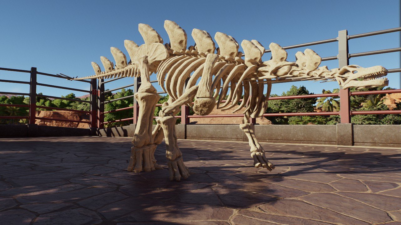 Stegosaurus Skeleton - Workshop - Jurassic World Evolution 3