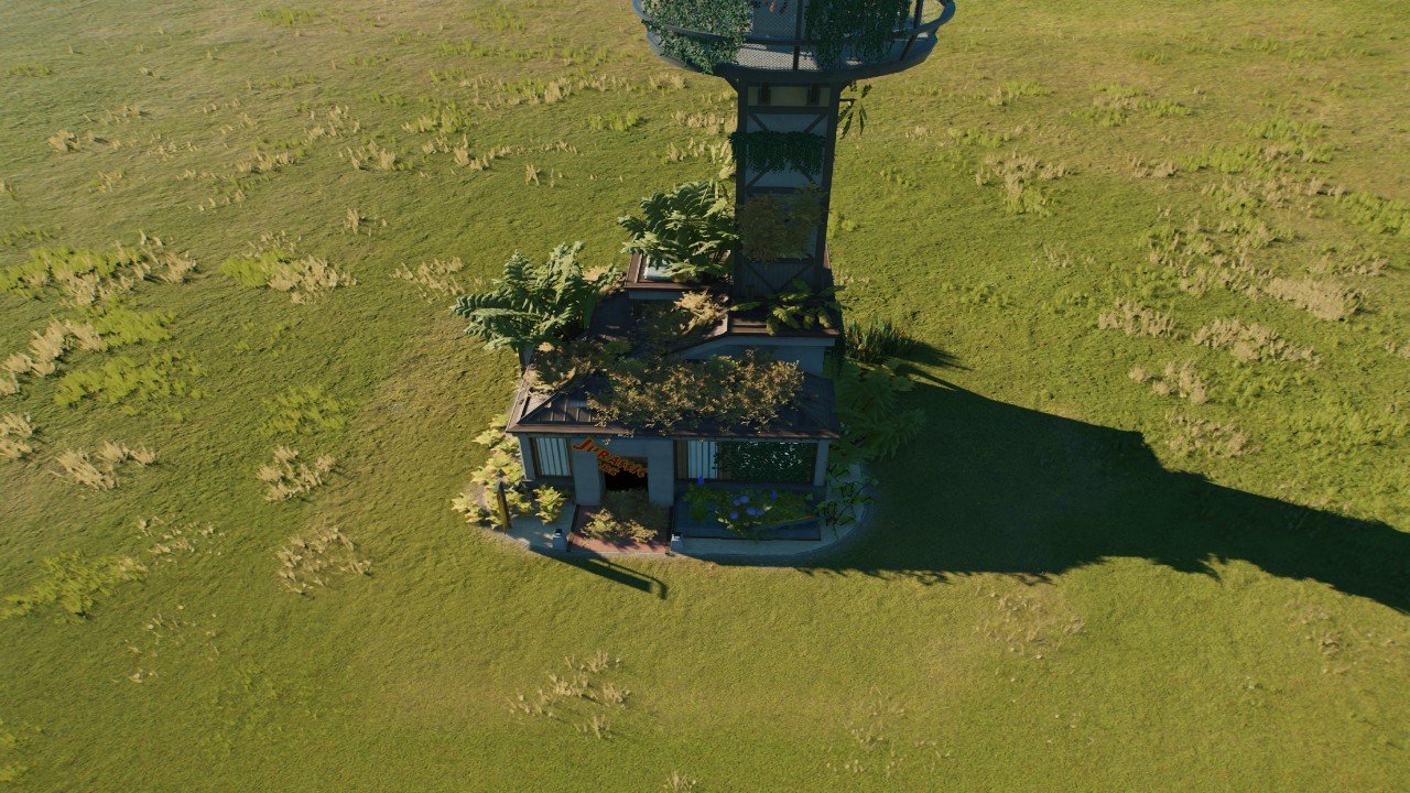 Overgrown viewing tower - Workshop - Jurassic World Evolution 3