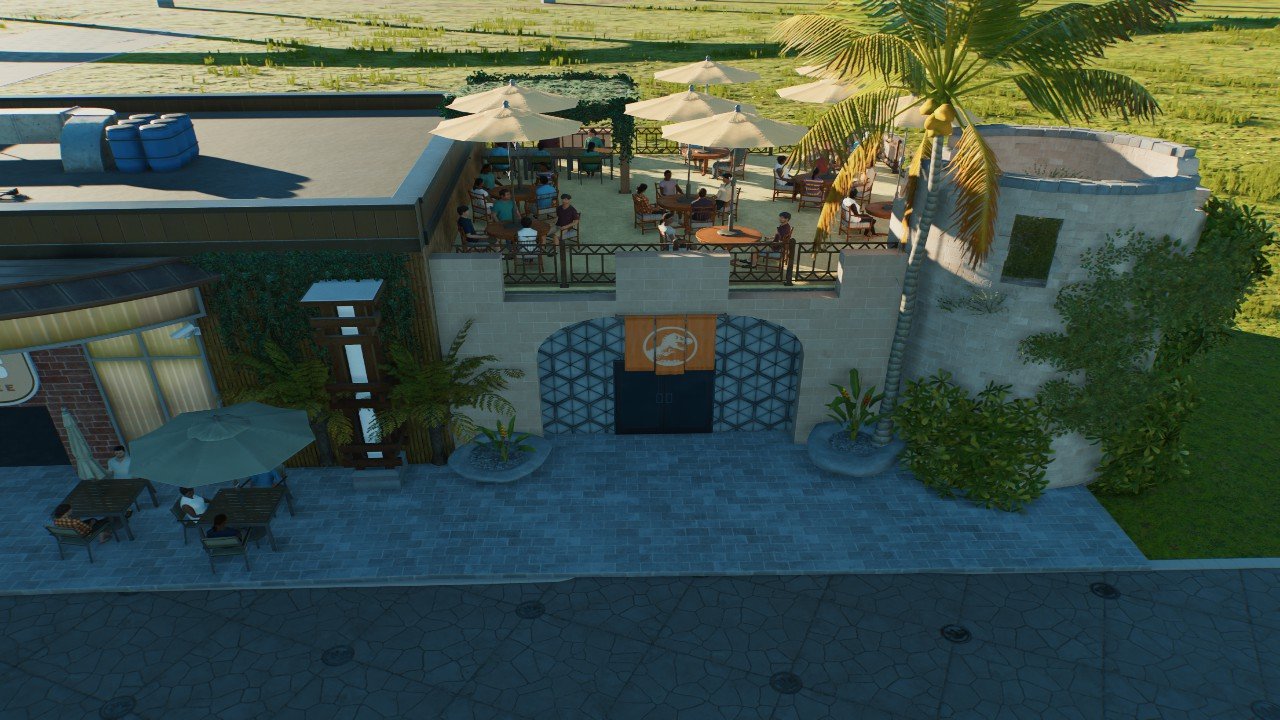 Old Castle cafe Jake Chaffers - Workshop - Jurassic World Evolution 3