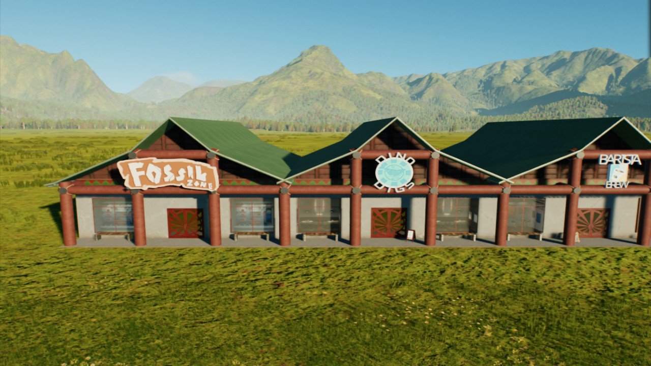 JKTR Alpine/AltJP Large Amenity Shoping plaza - 창작마당 - 쥬라기 월드 에볼루션 3