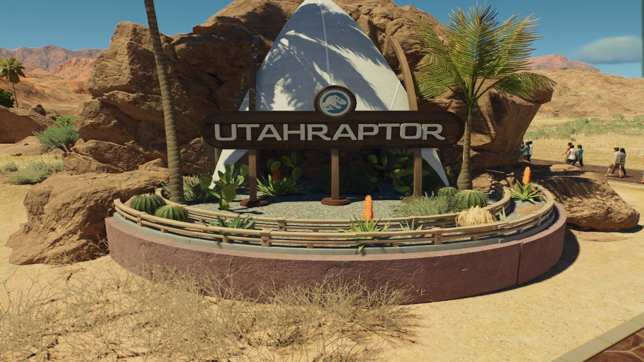 Utahraptor Statue - Workshop - Jurassic World Evolution 3