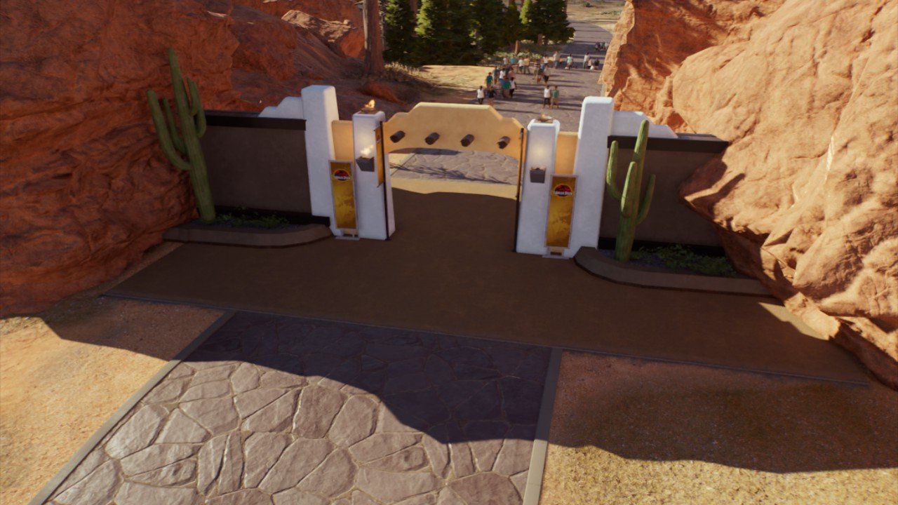 Park Entrance SW - Workshop - Jurassic World Evolution 3