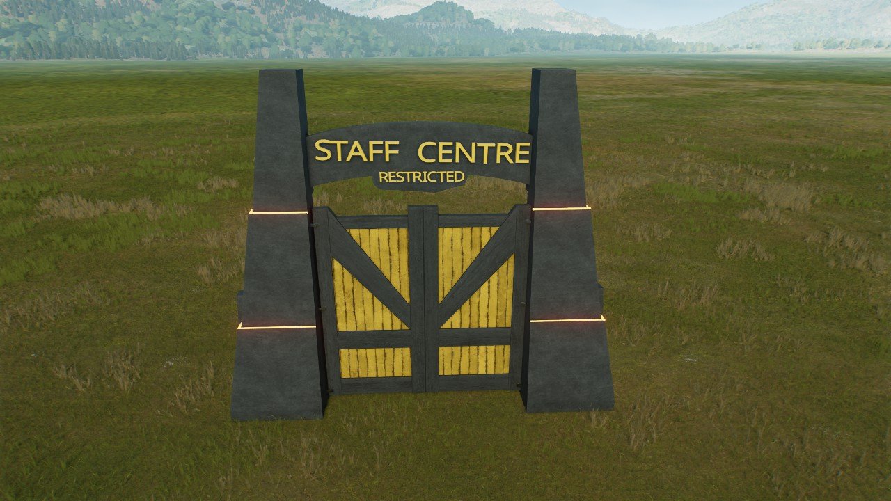Staff gate - Workshop - Jurassic World Evolution 3