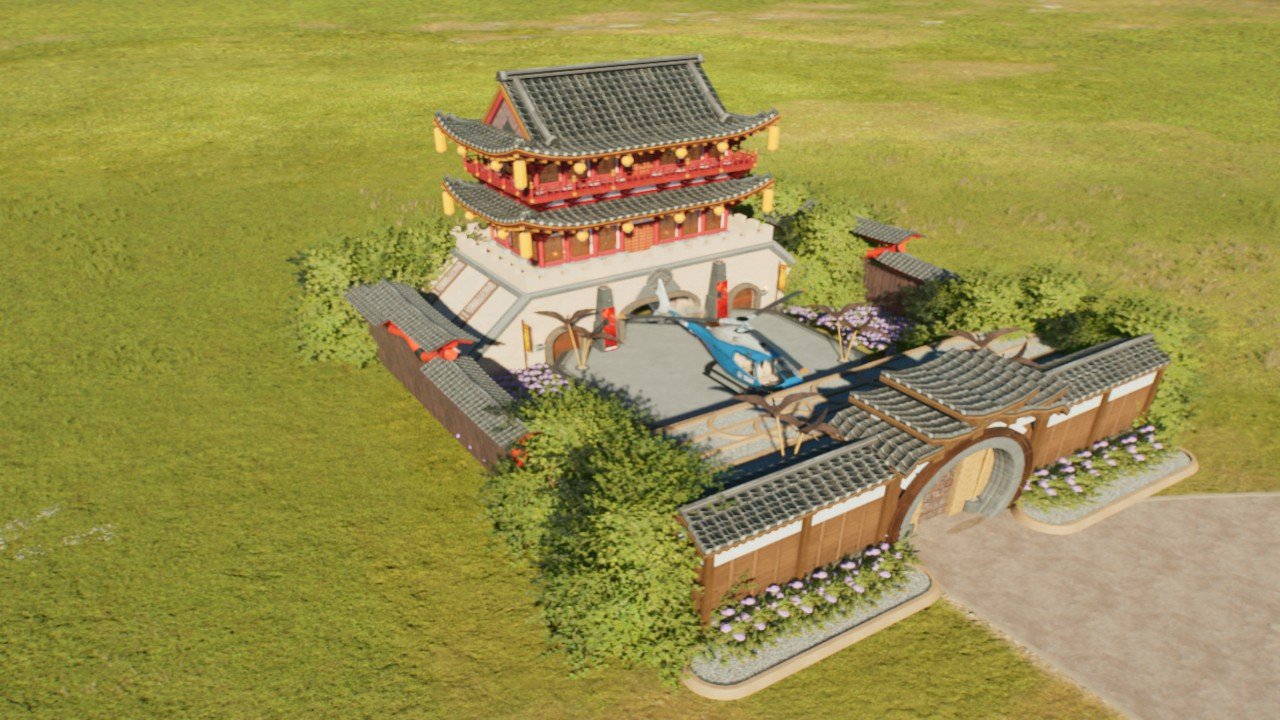 a japanese zen arrival point - Workshop - Jurassic World Evolution 3