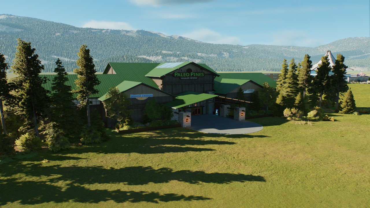 Park Entrence/off brand bass pro shop - Workshop - Jurassic World ...