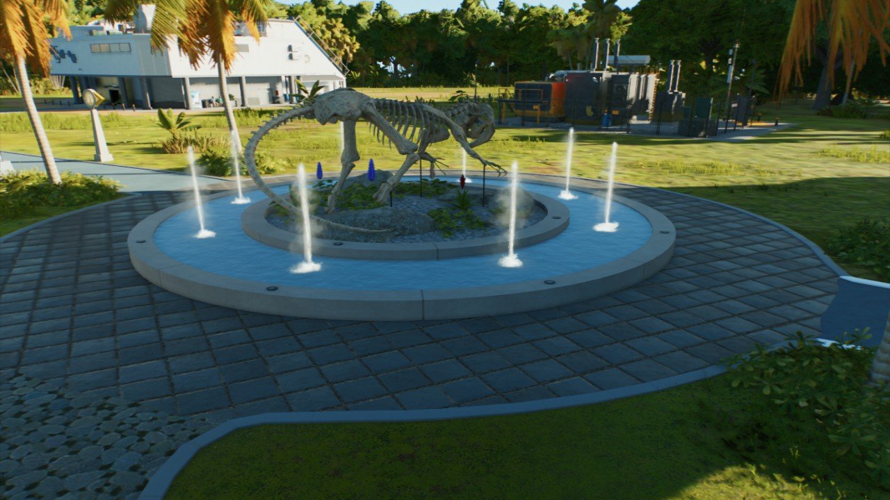 Dino fountain - Workshop - Jurassic World Evolution 3