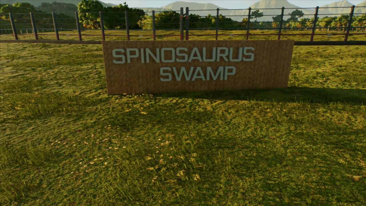 Spinosaurus Swamp - Workshop - Jurassic World Evolution 3