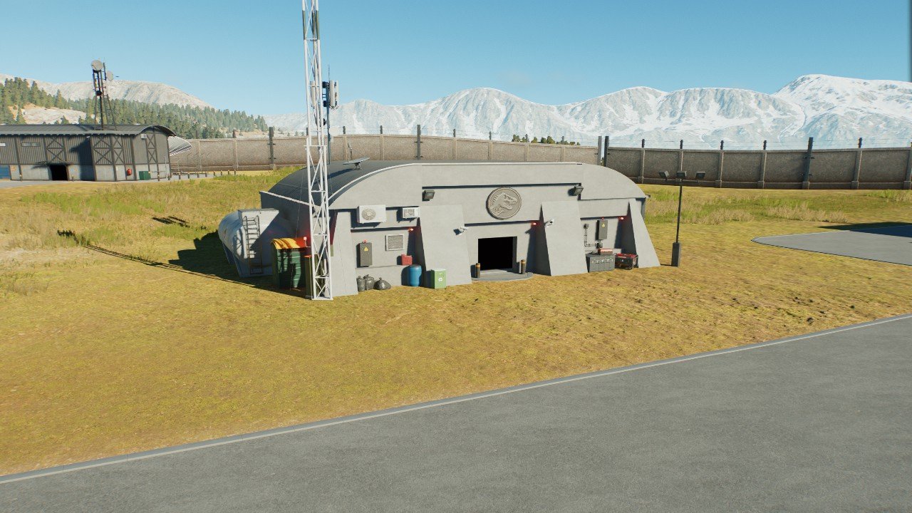 Maximum security Bunker - Jurassic World Evolution 3 creation - Frontier Workshop
