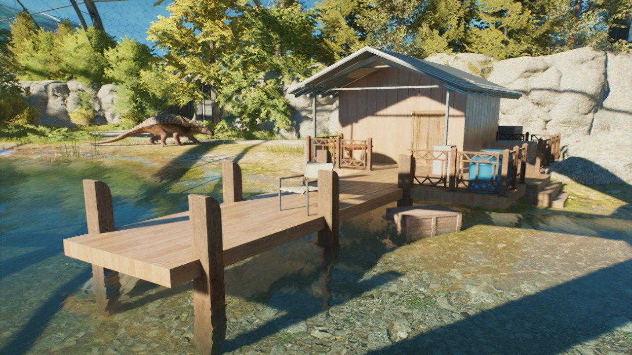 Rustic Fishing Hut // 80 pieces - Workshop - Jurassic World Evolution 3
