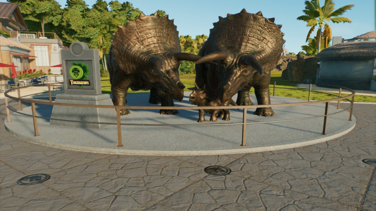 Triceratops statue thingy - Workshop - Jurassic World Evolution 3