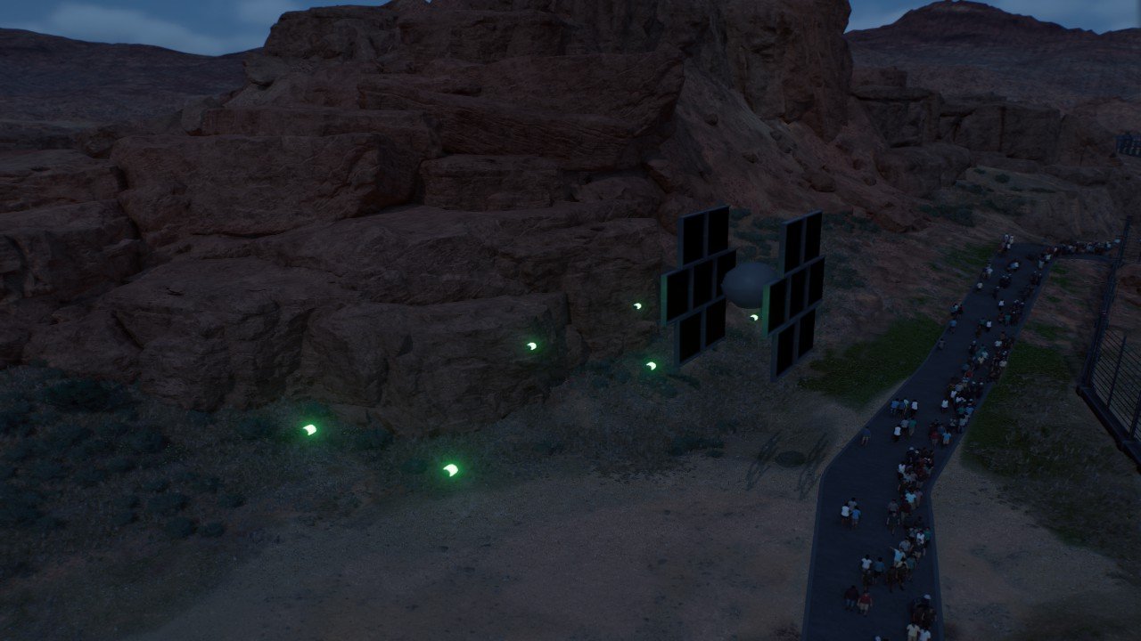 Imperial Tie Fighte From Star Wars - Workshop - Jurassic World Evolution 3