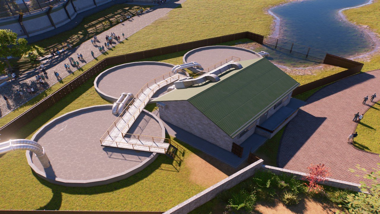 Water treatment plant - Jurassic World Evolution 3 mod - Frontier Workshop