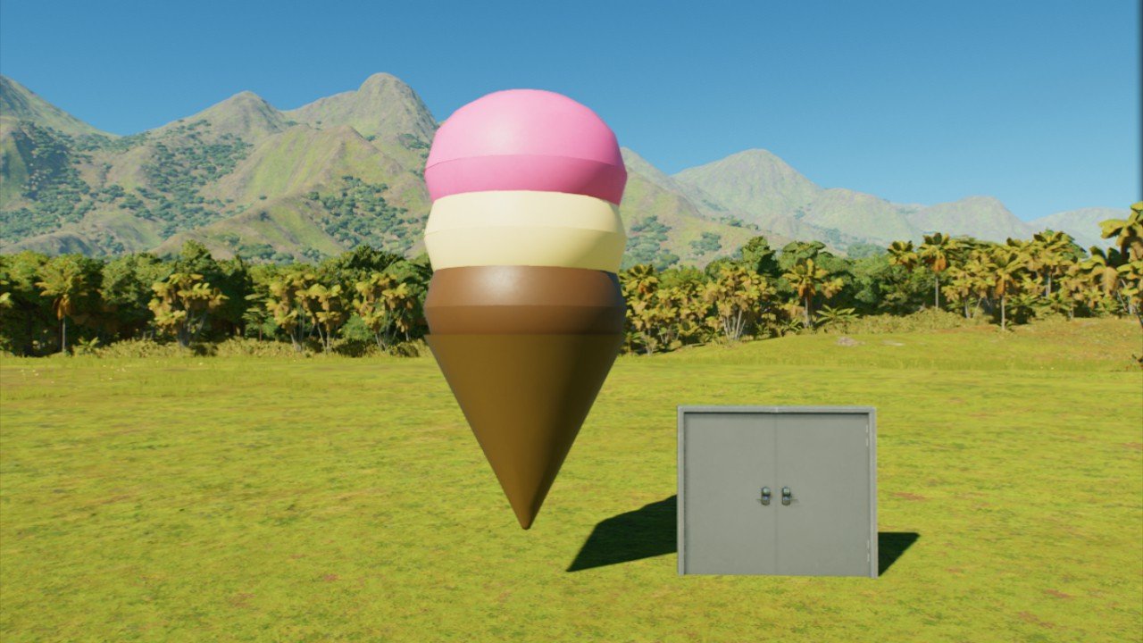 Ice Cream Prop for Ice Cream Stores - Workshop - Jurassic World Evolution 3
