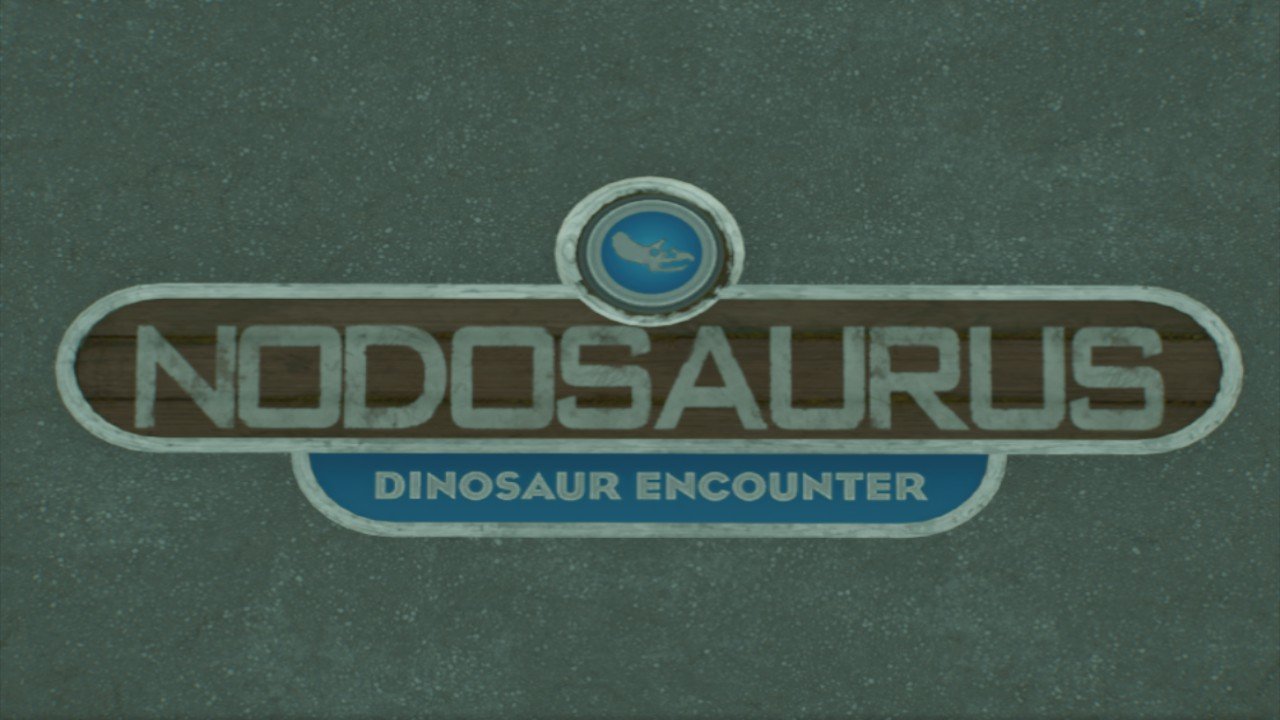 Nodosaurus Encounter Sign. - Workshop - Jurassic World Evolution 3