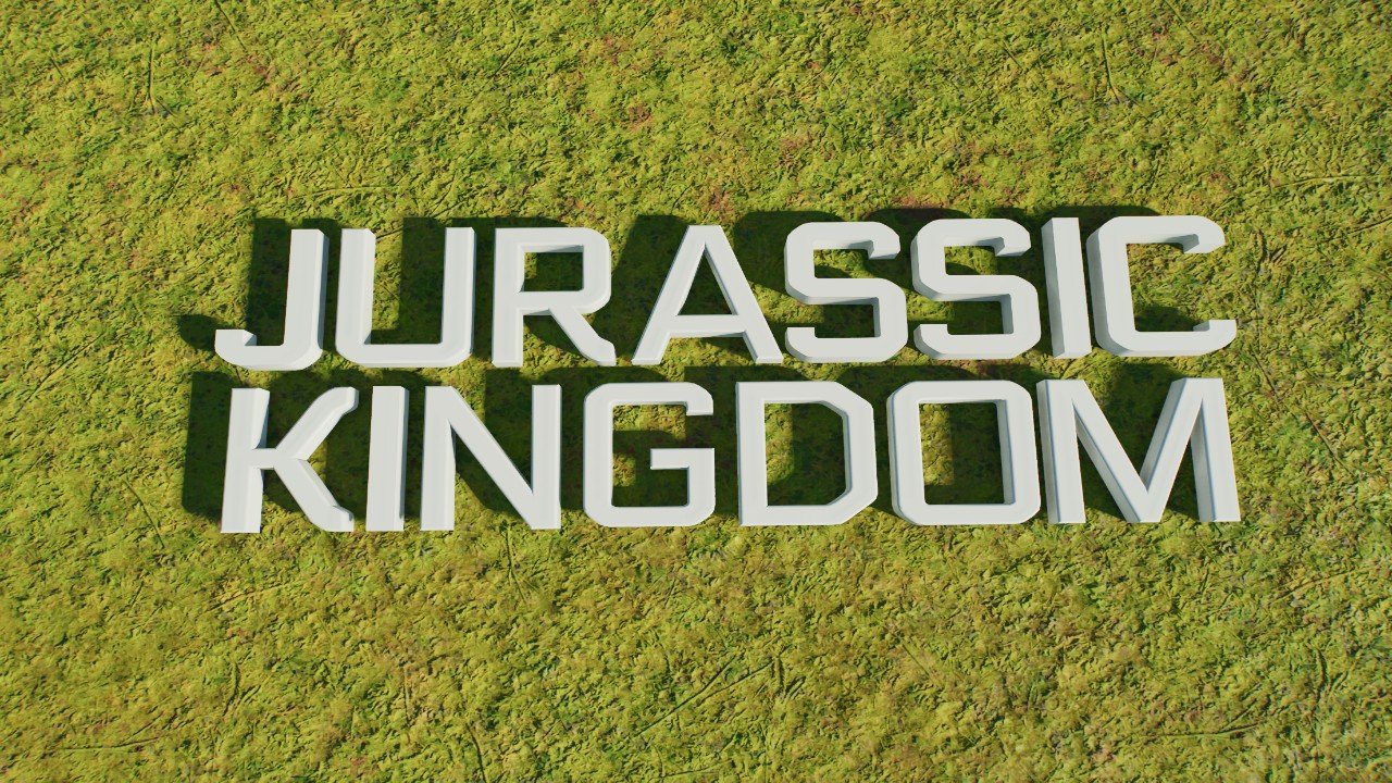 Jurassic Kingdom Sign - Workshop - Jurassic World Evolution 3