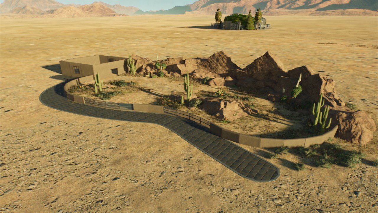 Arid Psittacosaurus Enclosure - Workshop - Jurassic World Evolution 3
