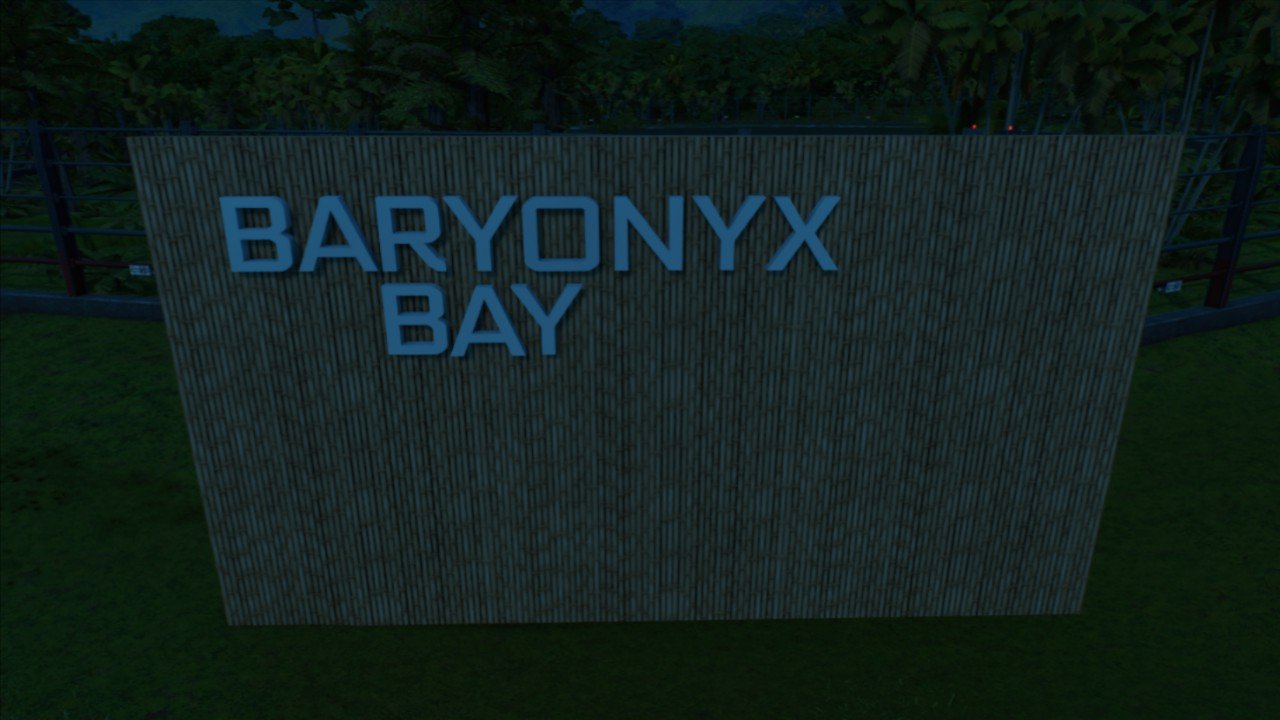 Baryonyx Bay - Workshop - Jurassic World Evolution 3