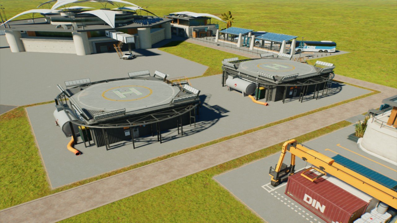 Airport Helipads - Workshop - Jurassic World Evolution 3